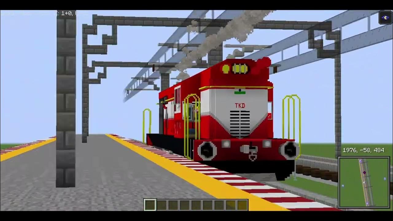 TKD WDM 3A//Indian Railways/create/Minecraft/Indian Train in Minecraft ...