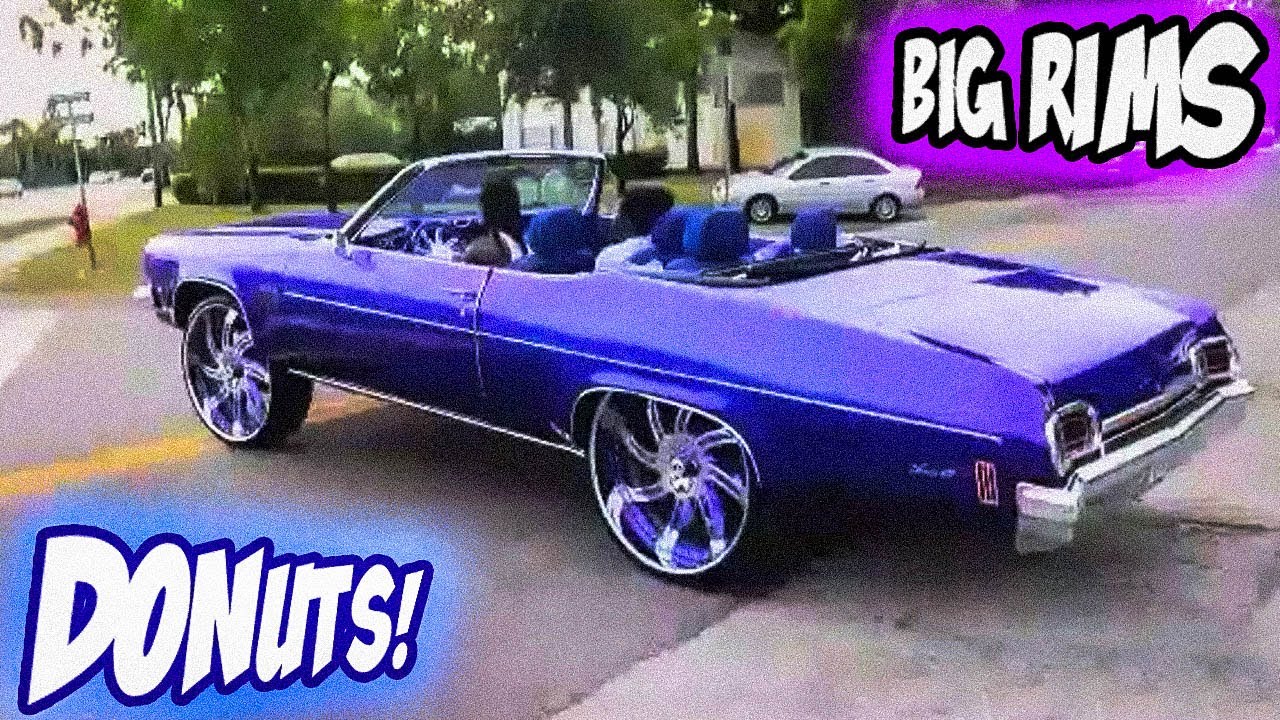 Biggest Rims on Cars 2024! Part 1. Takeover on the Streets | Donk Chevy ...