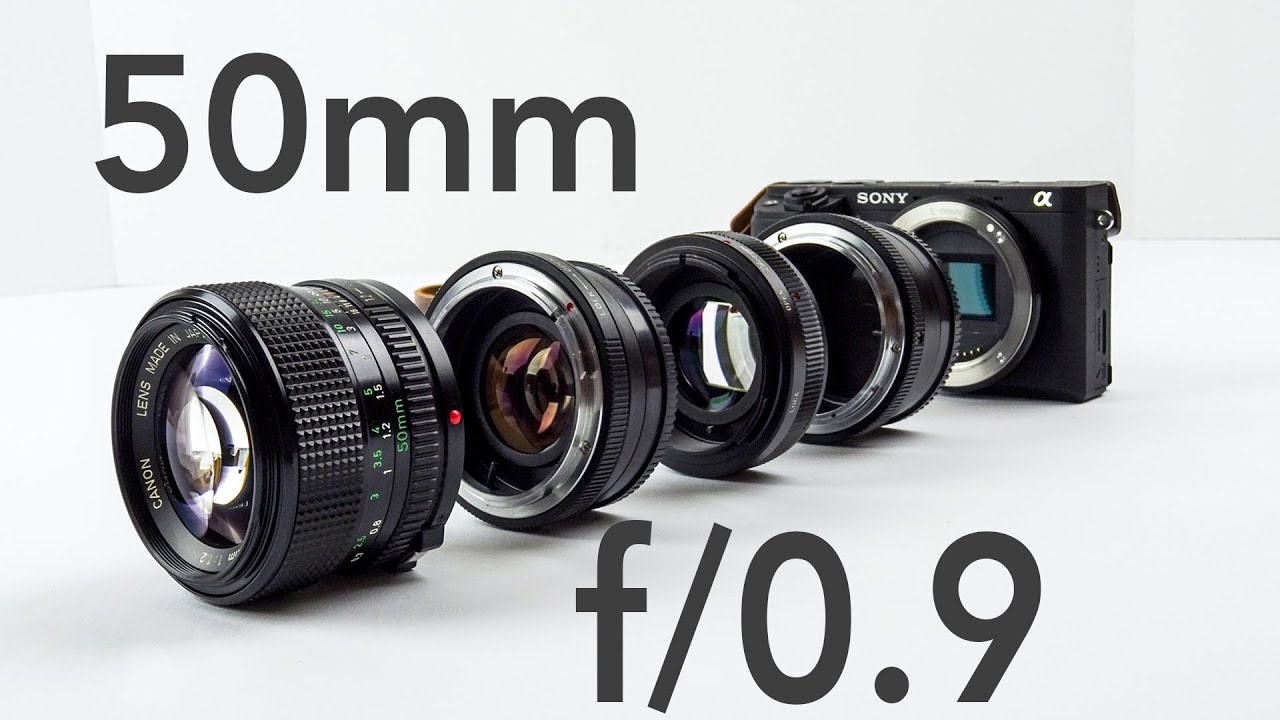 f/0.9 For $350? - FD To E Mount Speed Booster Comparison (Lens Turbo II ...