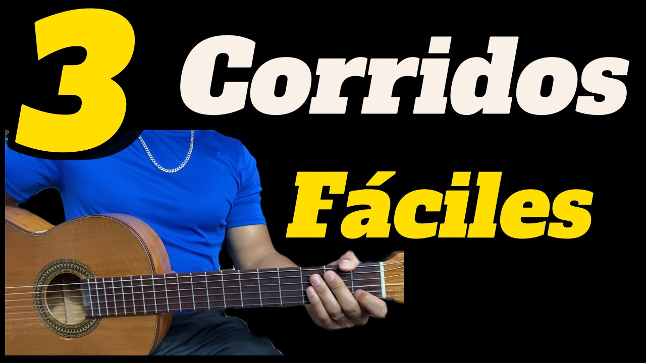 Aprende 3 corridos fáciles en guitarra - YouTube