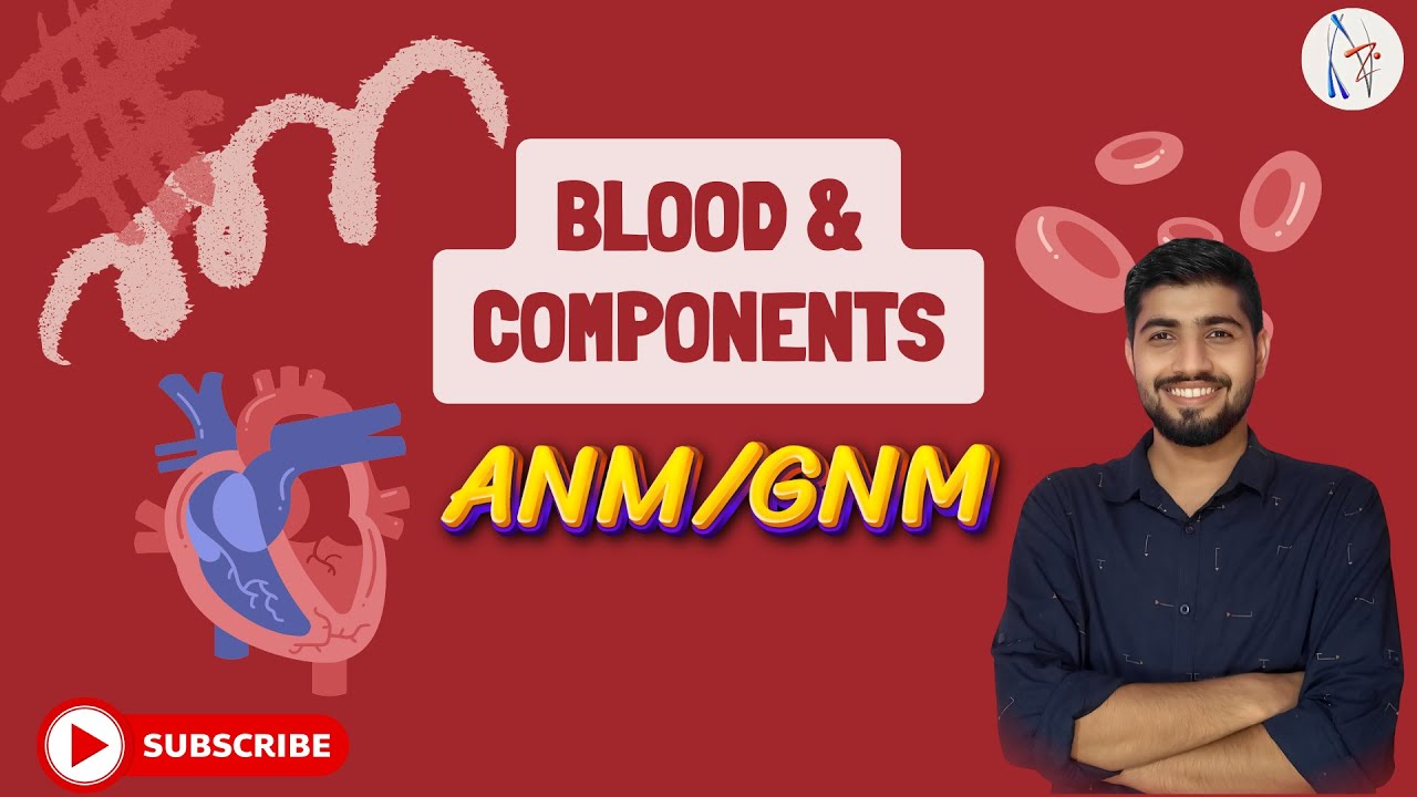 BLOOD AND COMPONENTS | ANM/GNM Preparation - YouTube