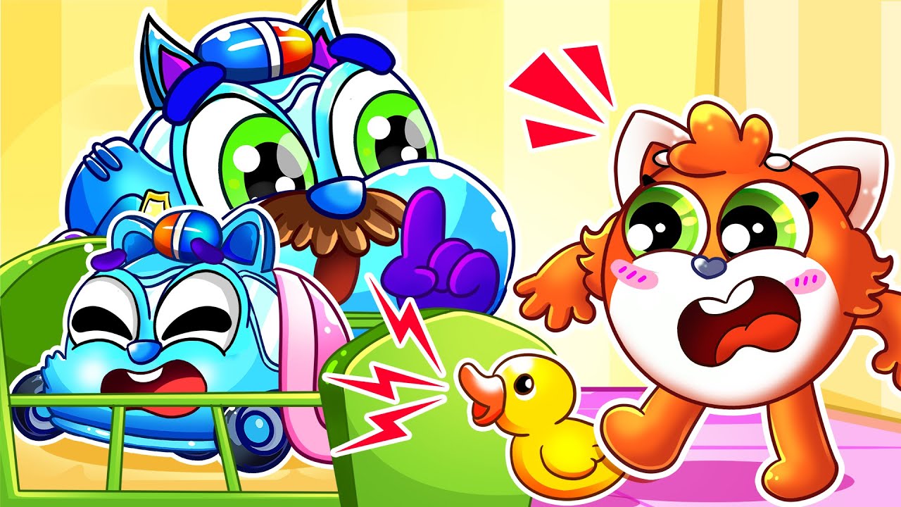 No No, Don't Make Noise 🔇 Let The Baby Sleep 😴 Good Manners Song + More Kids Songs by Little Zoo ...