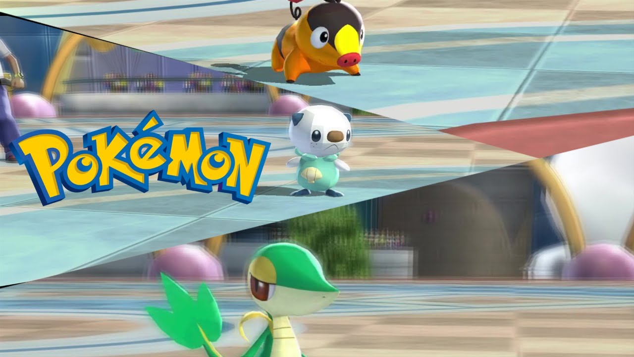 Gen 5 starters in Pokemon battle revolution - YouTube