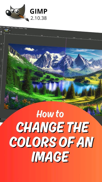 How To Change The Colors Of An Image In GIMP. - YouTube