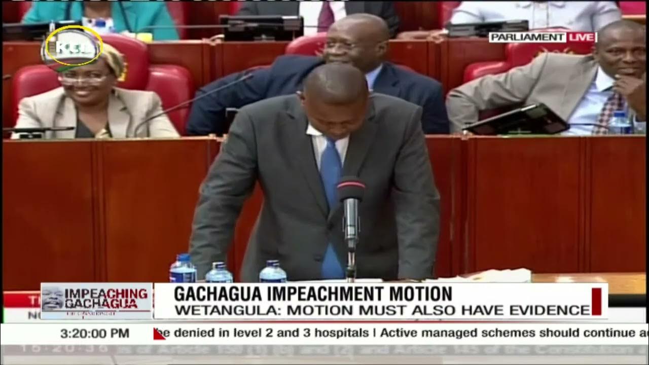 MPs who signed motion to impeach DP Rigathi Gachagua - YouTube
