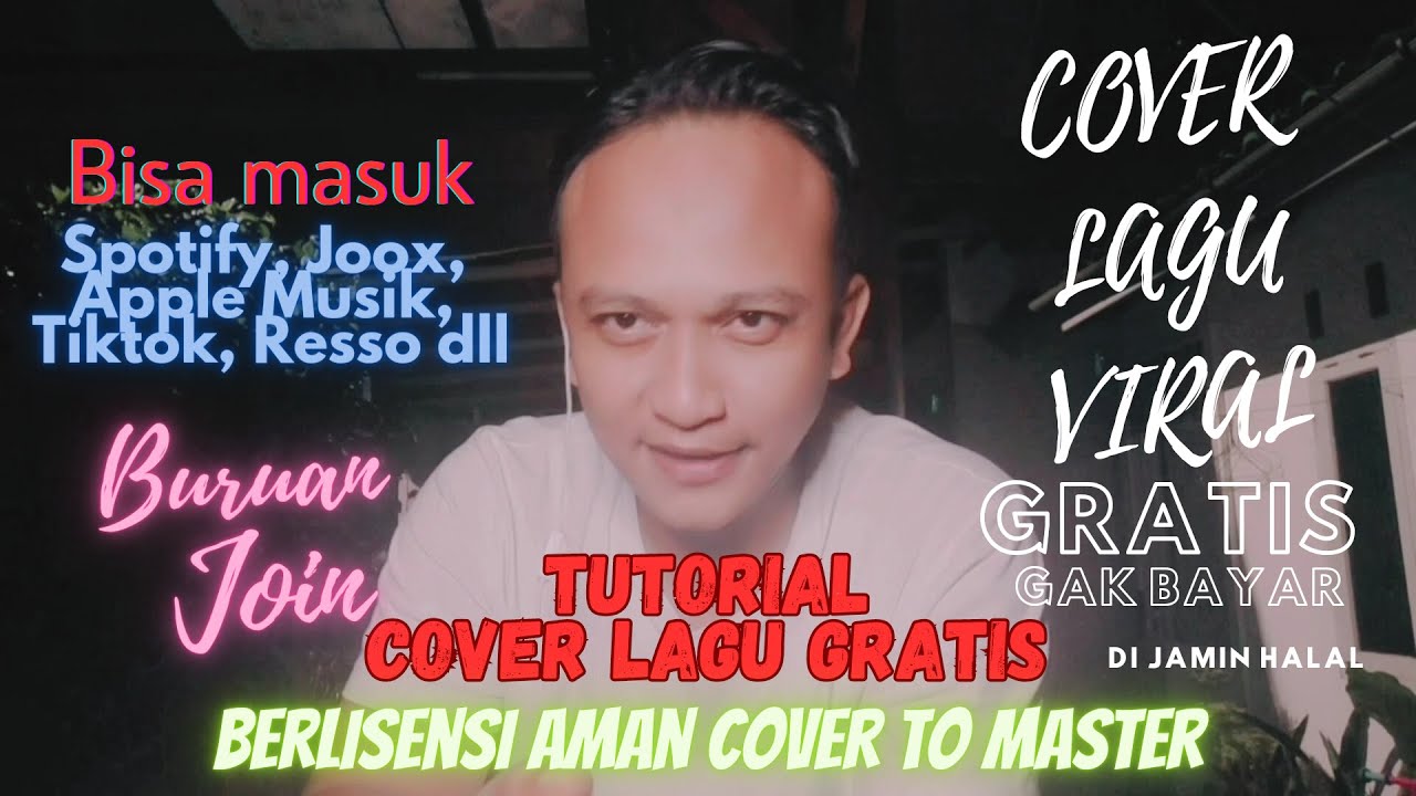 TUTORIAL CARA COVER LAGU VIRAL GRATIS GAK BAYAR DAN BERLISENSI RESMI ...