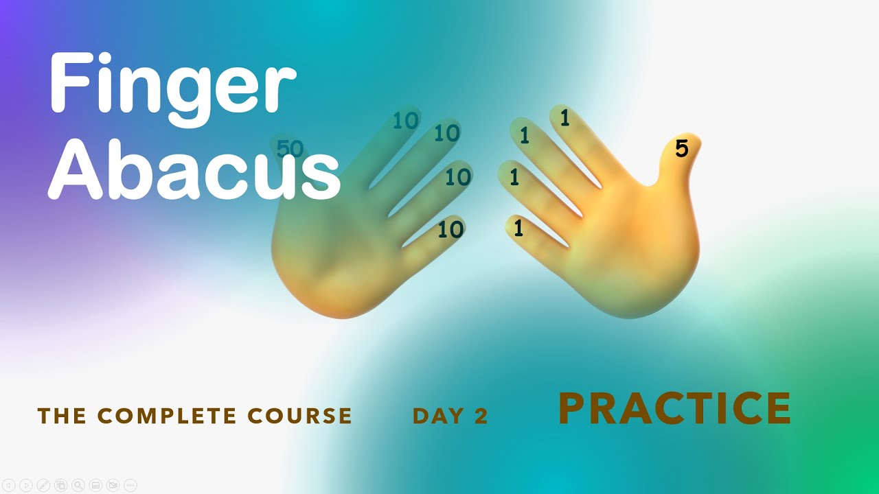 Finger ABACUS | Full Course | Beginner to Advanced | Part 2 Practice ...