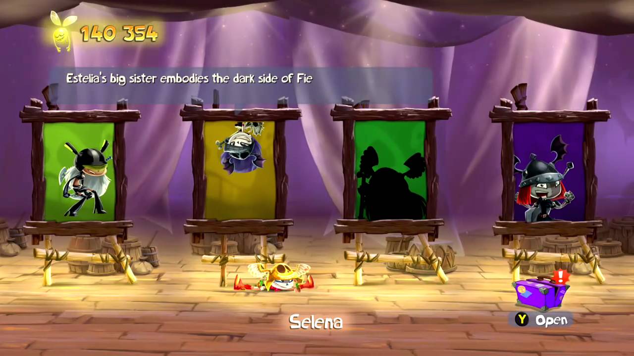 Rayman Legends all characters women view xbox one - YouTube