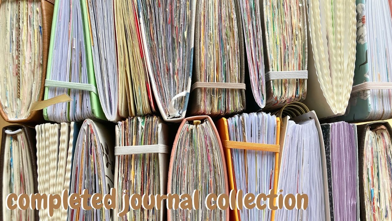 i've written in 40 journals! | 2023 updated journal collection - YouTube