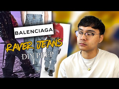 I've never spent this much for a DIY before... | BALENCIAGA Raver Jeans DIY Prep