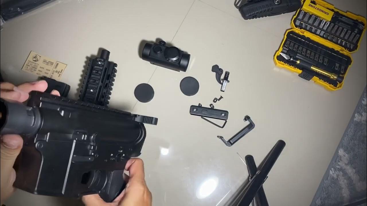 dcobra m416 custom upgrade accesories - YouTube