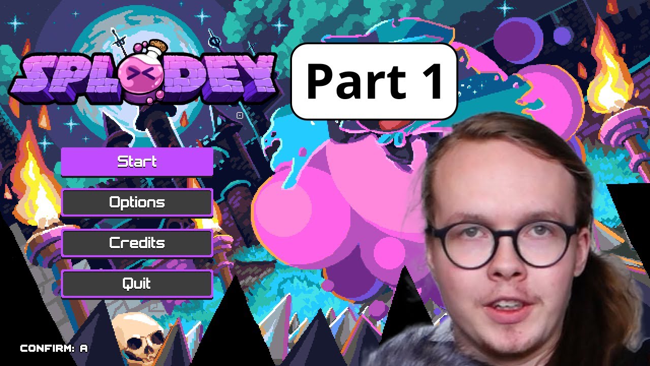 I Can't Speedrun in this New Platformer - Splodey (part 1) - YouTube