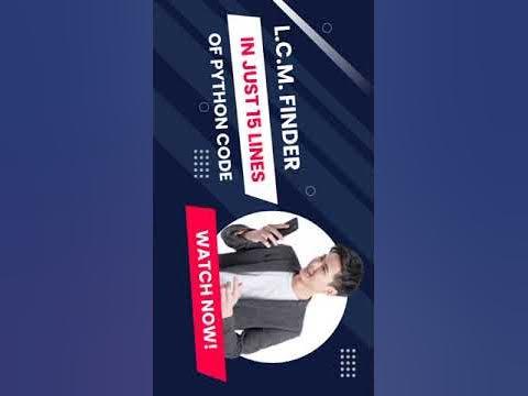 LCM Finder in just 15 lines of python | #shorts #python - YouTube