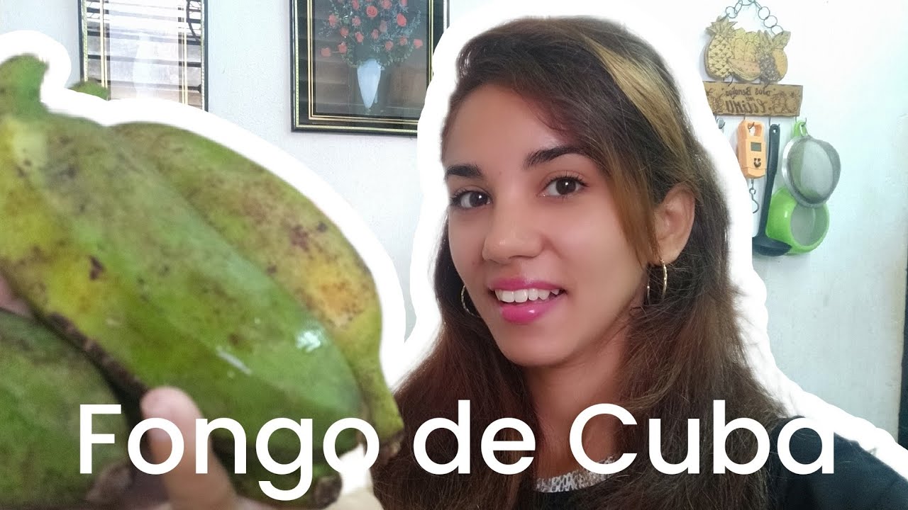 Lo que más comemos en Cuba/plato típico cubano/fongo/tostones - YouTube