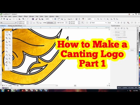 How to Make a Canting Logo Part 1 - YouTube
