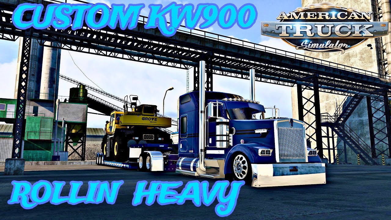 Should I Keep This Lowboy?Custom W900 Heavy Haul Action/ 1.52 - YouTube