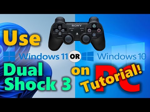 How to setup PS3 Controllers in PC and use it in games!! Win10 or Win11