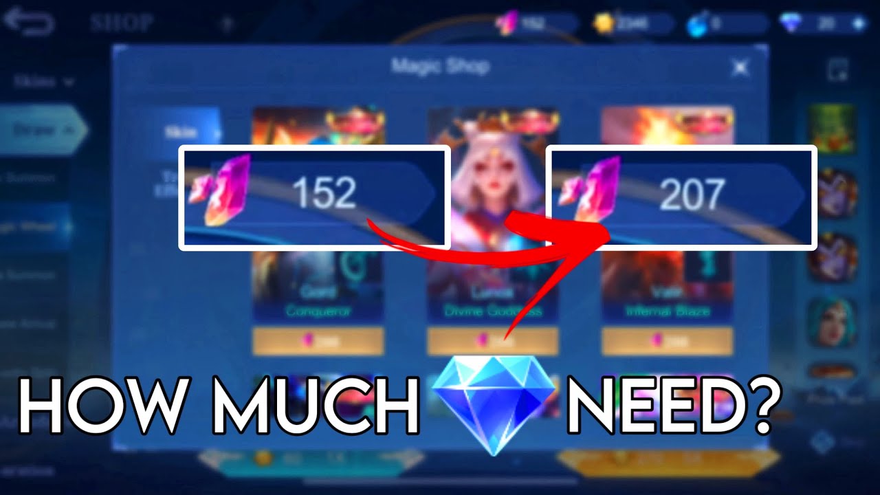 One Legend Skin Calculation!! | How Much It Take To Get To 200 Magic ...