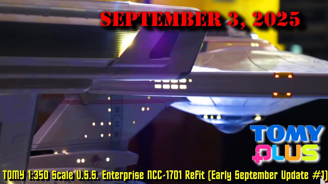 TOMY Plus Star Trek "The Motion Picture" 1:350 USS Enterprise Refit ...