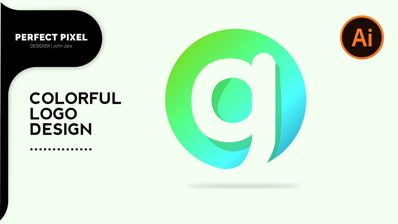 Colorful Letter G Logo Design In Adobe Illustrator CC - YouTube