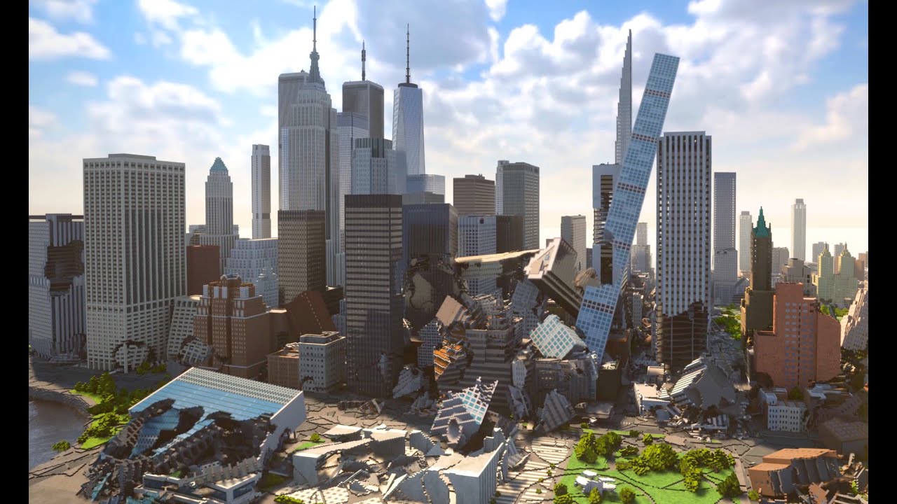 Earthquake simulation in Teardown - YouTube