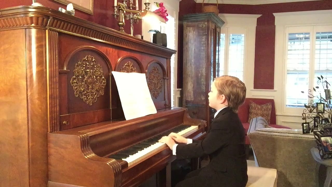Colin Piano Recital 2020 - Symphony No 1 - Minuet in G - Paul Nazzaro ...