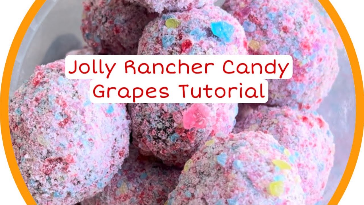 Best Jolly Rancher Candy Grapes Tutorial! Easy & beginner friendly !👀#candy #viral #trending # ...