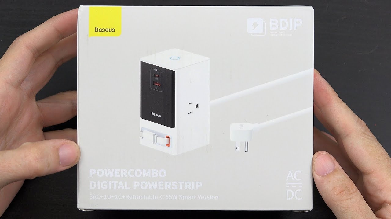 Baseus Charging Station 65W with App Control, 6 in 1 PowerCombo Tower ...