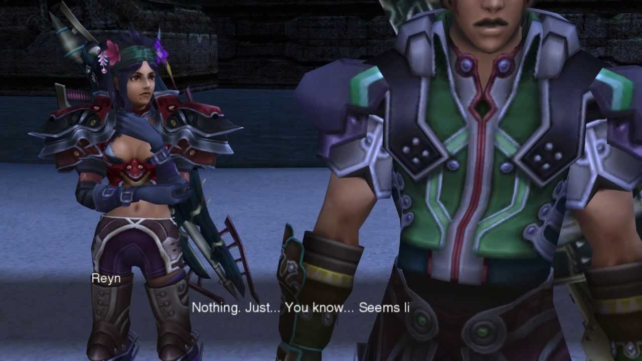 (Wii) Xenoblade Chronicles HD Cutscene 095b - Reyn and Sharla Come ...