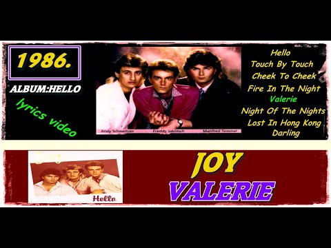 JOY -  VALERIE  *** lyrics video ***