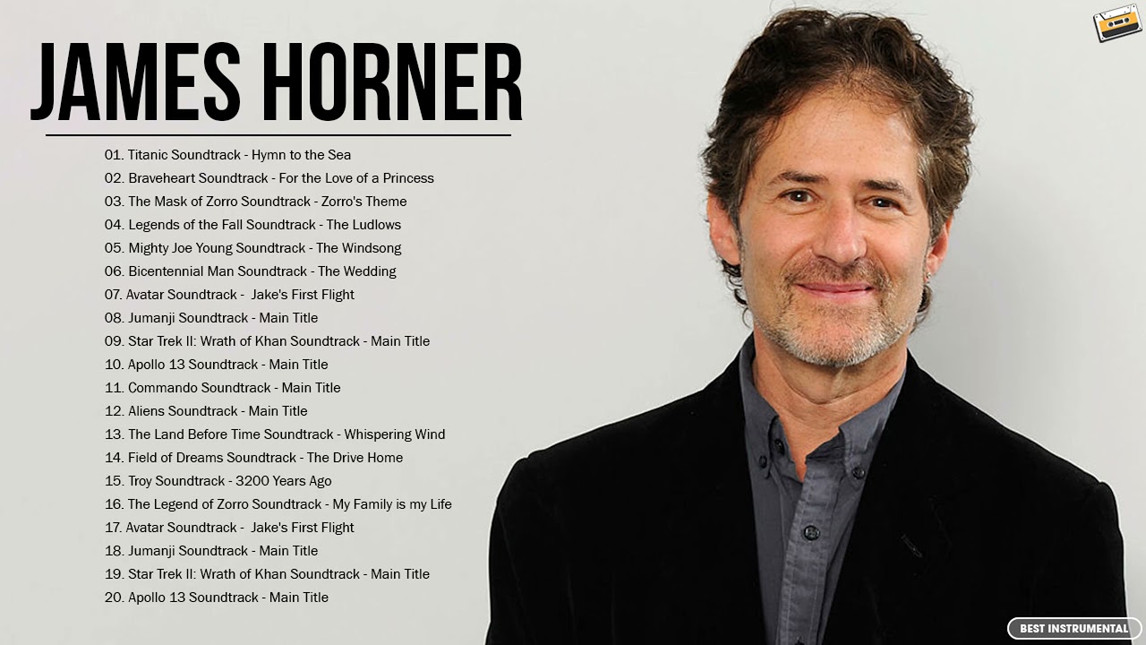 James Horner Greatest Hits Full Album 2021 - Best Film Music By James ...