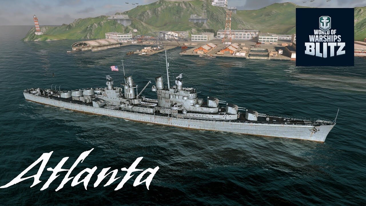 World of Warship Blitz: Atlanta - YouTube