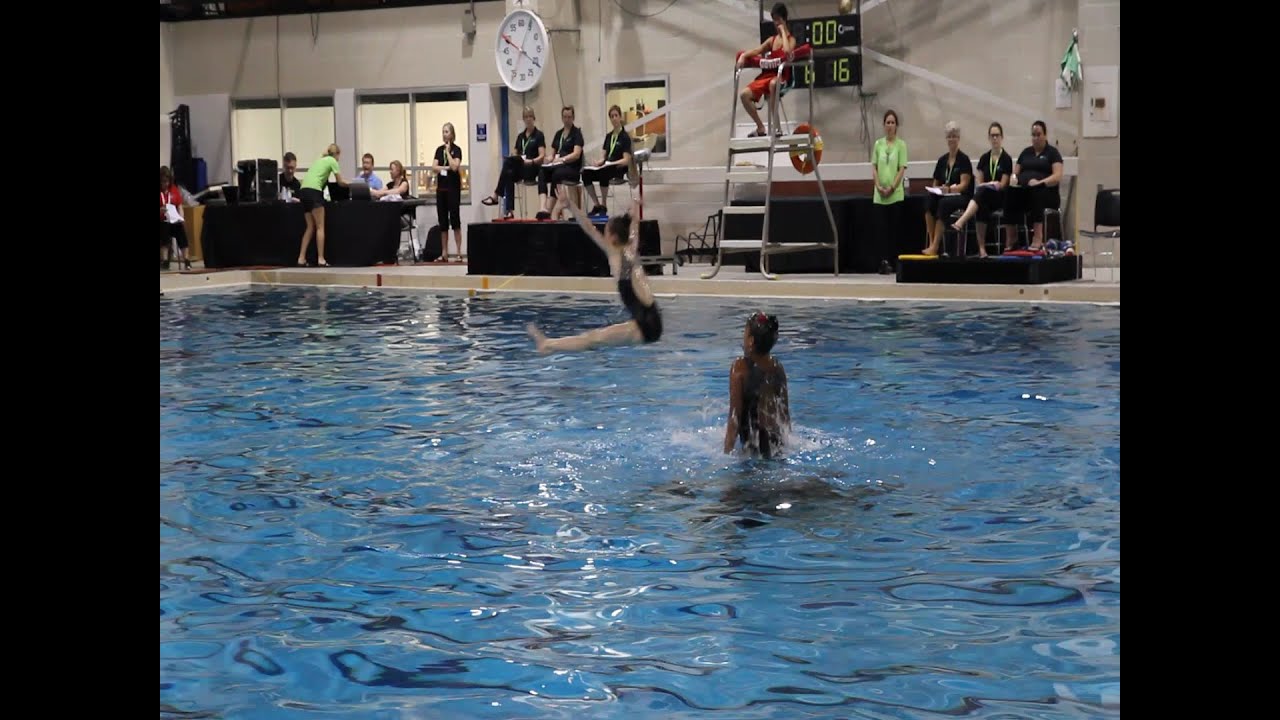 10U Synchronized Swimming Team - Toronto Synchro Pink Team, 2016 - YouTube