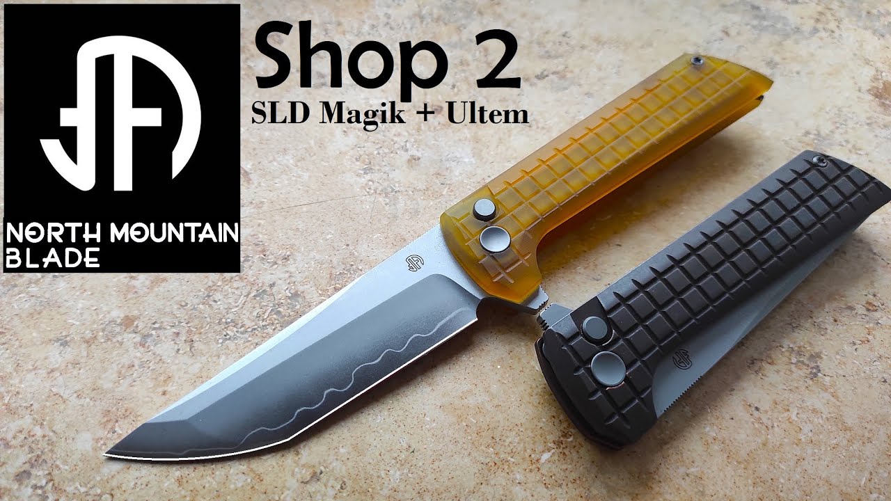 NEW North Mountain Blade Chop 2. SLD Magic Steel + Ultem - YouTube