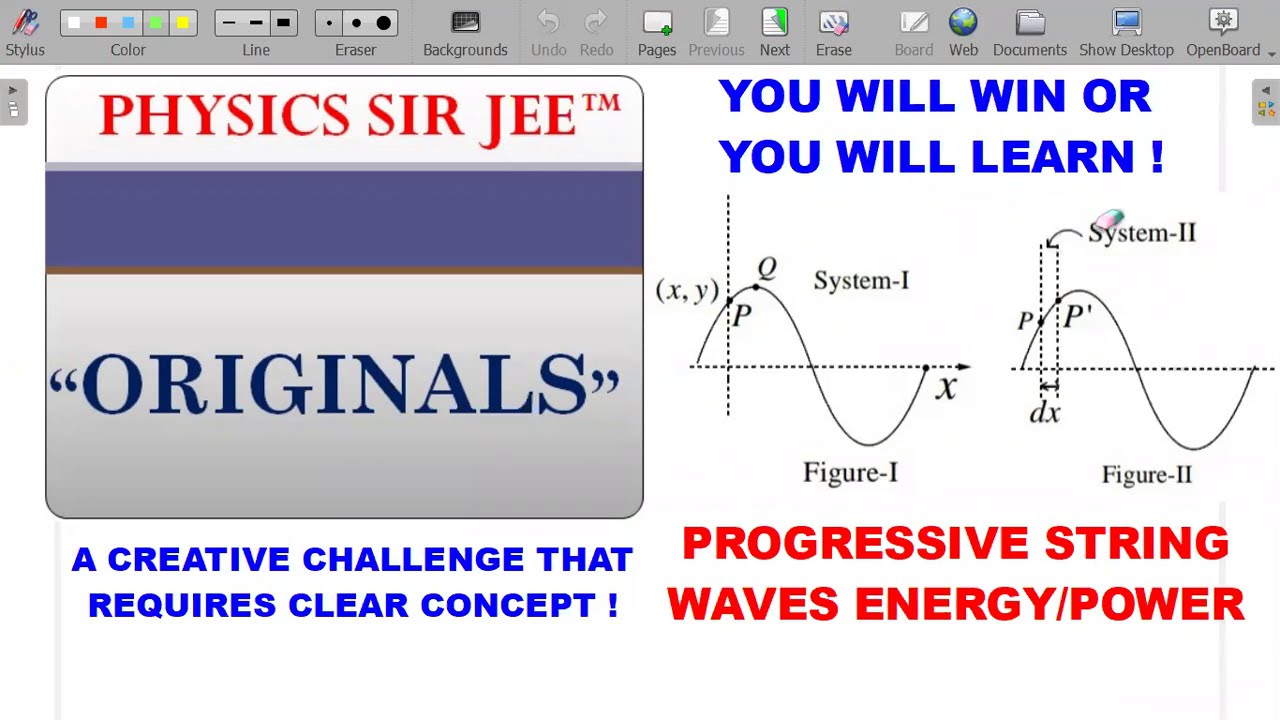 ORIGINALS - 🎁STRING WAVES - JEE ADVANCED - POWER AND ENERGY II IN-DEPTH ...