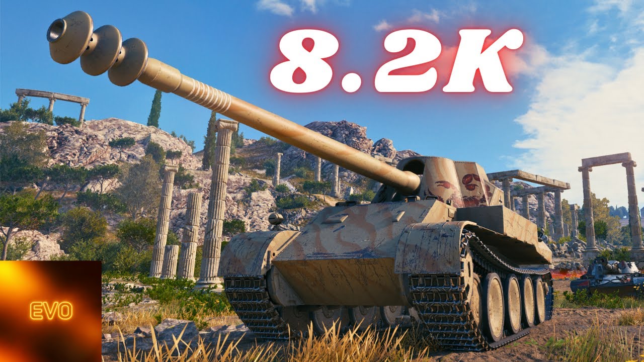 Rheinmetall Scorpion G 8.2K Damage 8 Kills & Rhm Scorpion World of ...