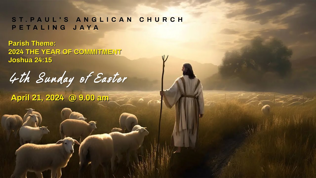 Fourth Sunday of Easter (Holy Communion Service, April 21 2024) - YouTube