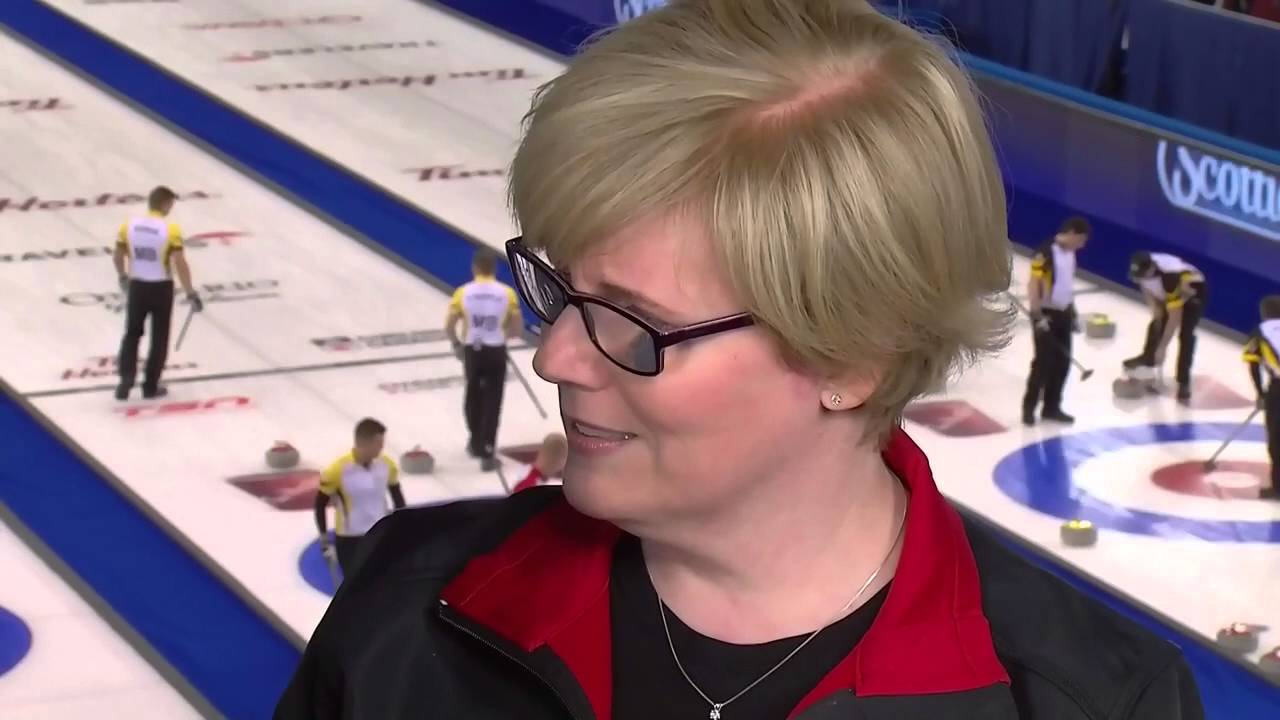 Carla Qualtrough - Minister of Sport Visits Tim Hortons Brier - YouTube