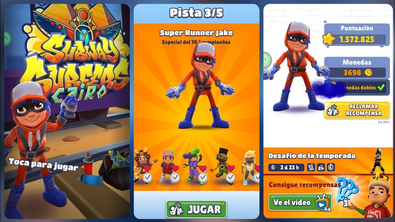Subway Surfers Time Limit Season Challenge With Super Runner Jake - YouTube