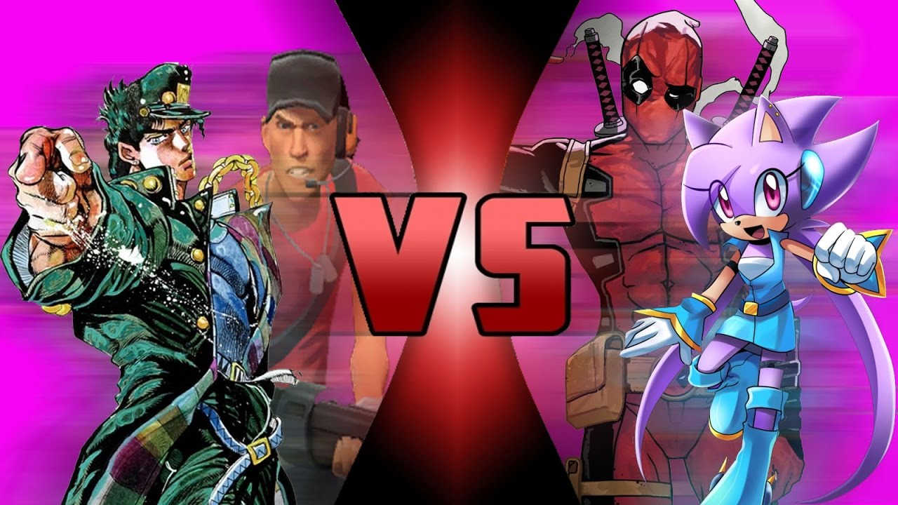 MUGEN Random Battles 3: Jotaro Kujo and Scout VS Dead Pool and Lilac ...