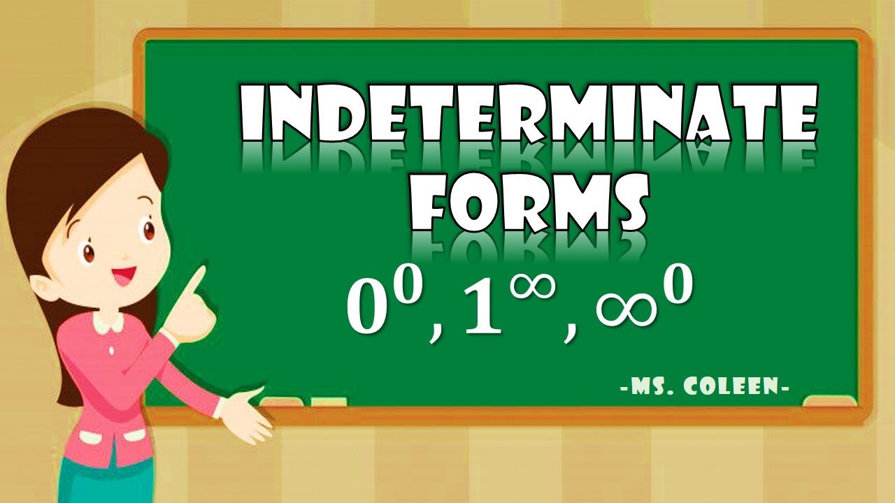 Indeterminate Form 𝟎^𝟎,𝟏^∞,∞^𝟎 || Calculus II - YouTube