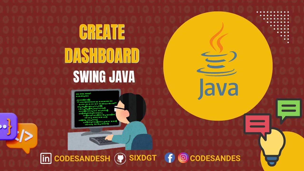 How to create simple Dashboard | Java JDBC CRUD Operation | JDBC Series ...