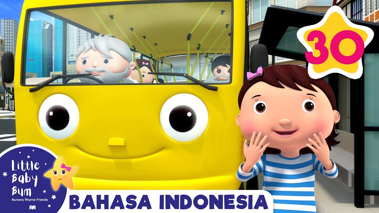 Roda-Roda Bus | Little Baby Bum | Koleksi Lagu Anak🎶 | Moonbug Kids ...