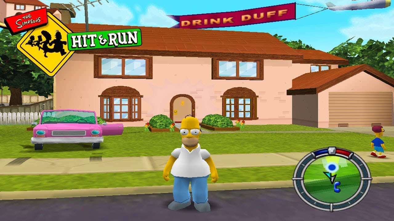JUGAR CON HOMERO SIMPSON ES MUY DIVERTIDO !! - The Simpsons Hit&Run ...