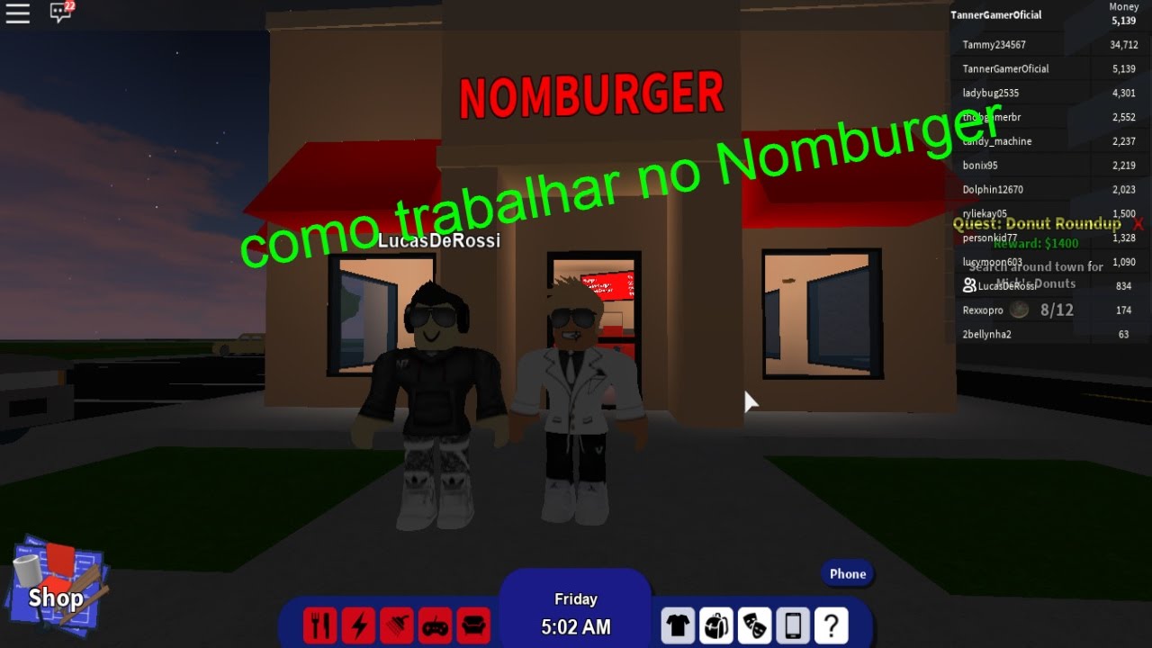Roblox: Vida Real #09 - Como Trabalhar no Nomburger no RoCitizens ...