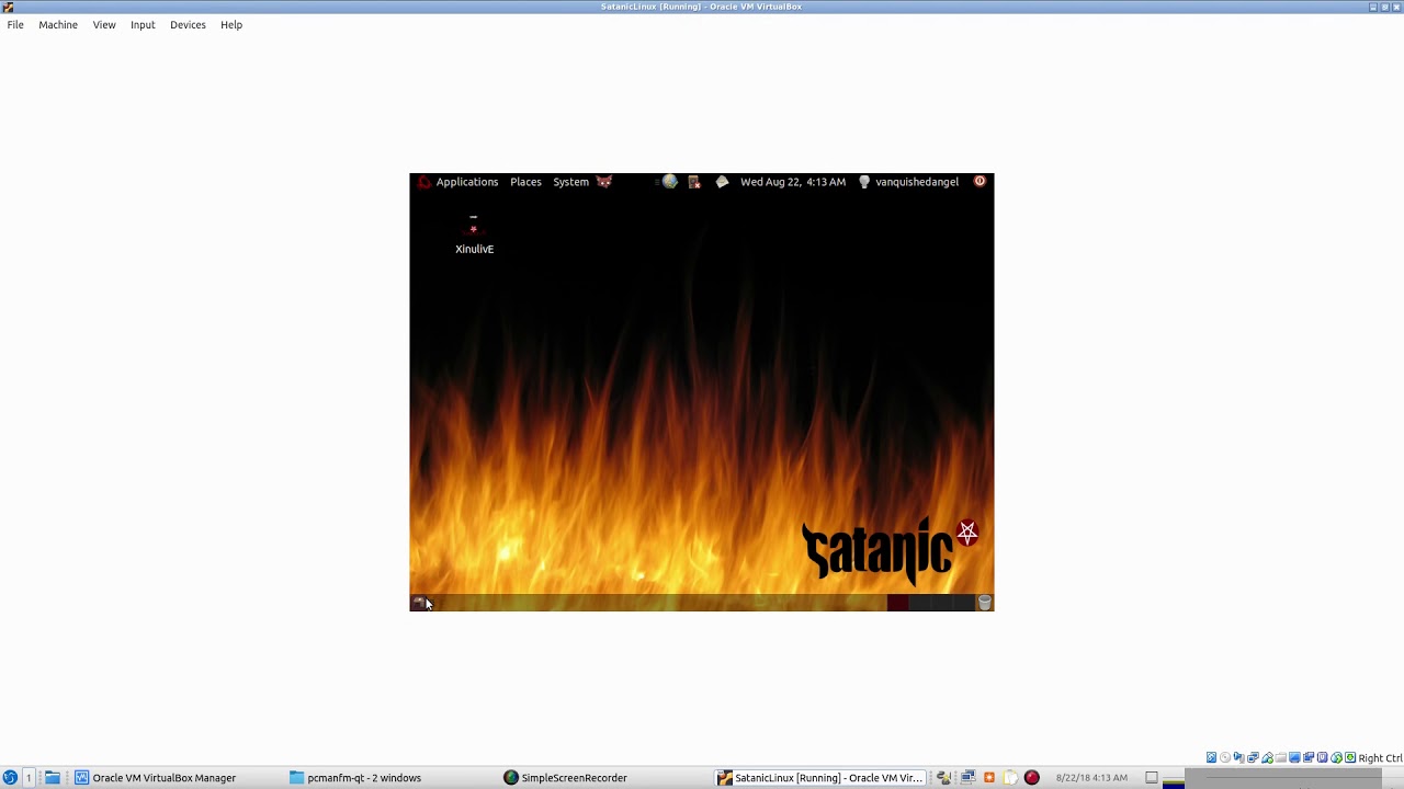 satanic linux! Ubuntu satanic edition! Evil Linux! - YouTube