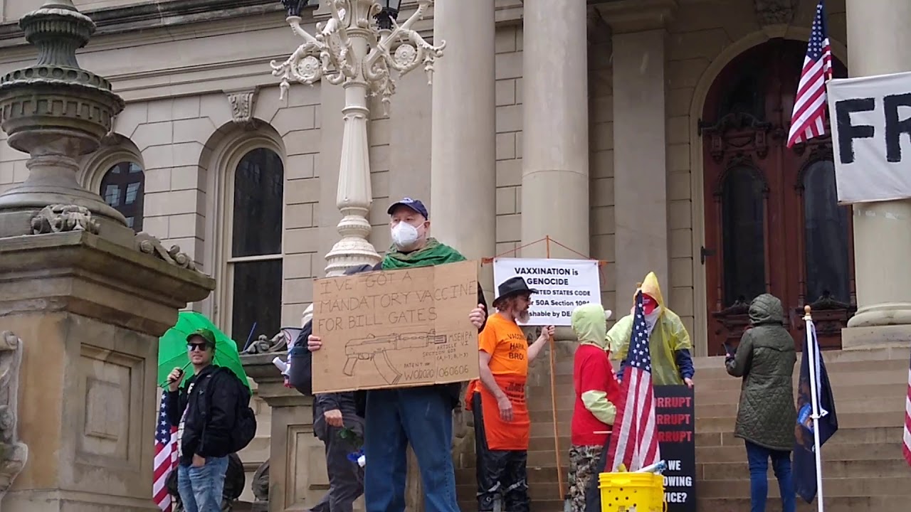 Lansing Michigan American Patriot Rally , Attention Bill Gates - YouTube