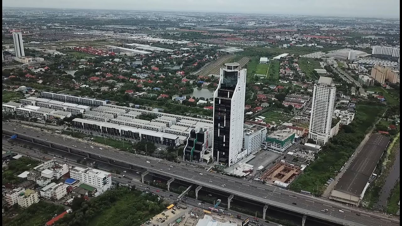 ยิงซิลิโคนกันซึมขอบกระจก Interlink Tower 42 ชั้น - บริษัทรับเหมาทาสี ควิกเพนท์ - YouTube