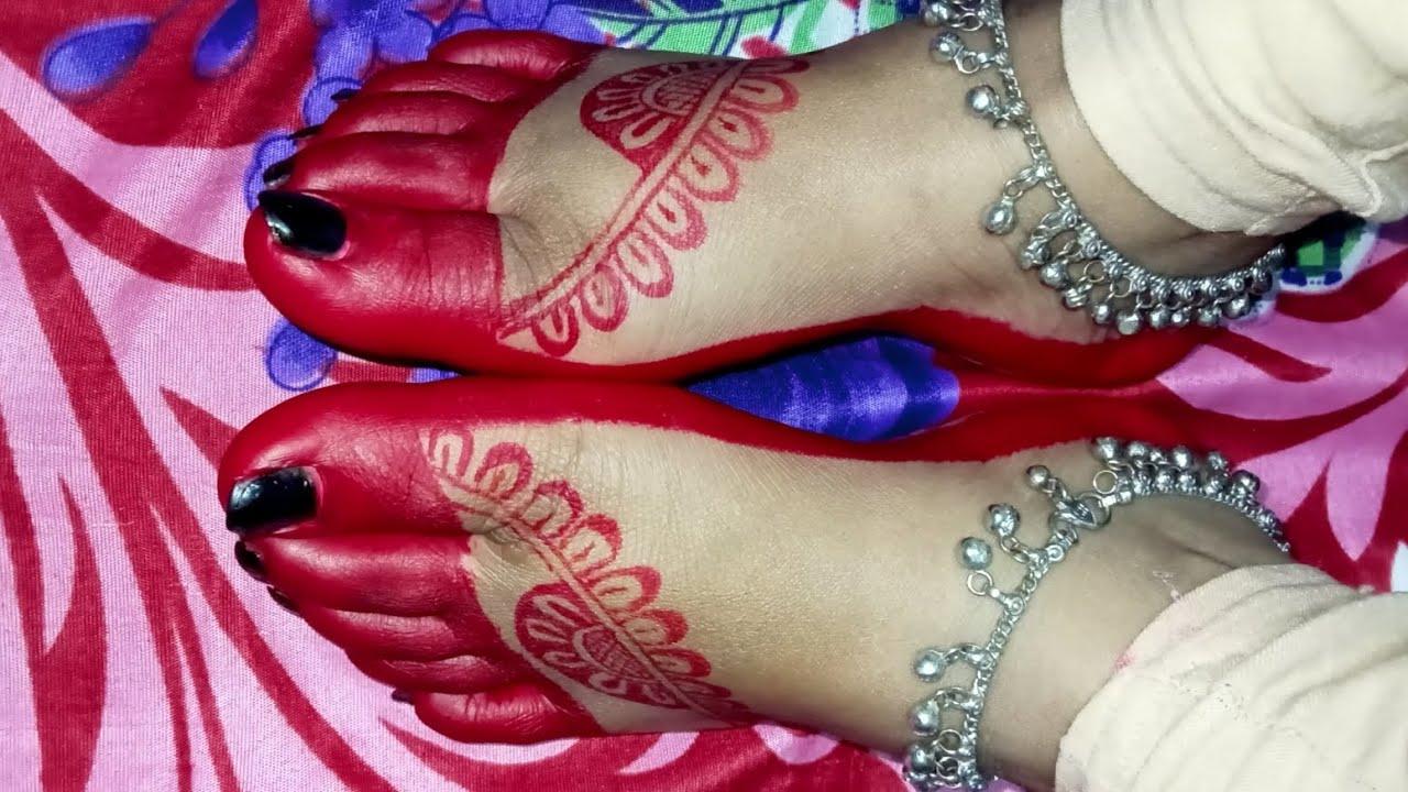 Beautiful Alta Design on Feet ll How to make Alta design @priyasdesign ...