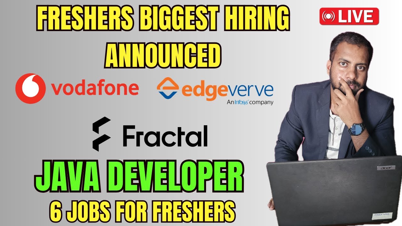 🔥Vodafone Java Developer Hiring Announced For Freshers | edgeverve ...